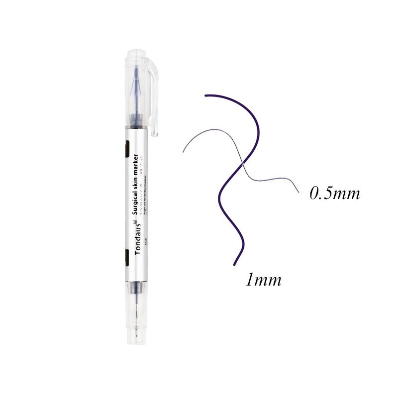 Surgical Marker Pen w/ Ruler Sterile |Single-use Skin Markers