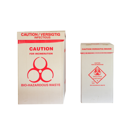 50l Disposable Medical Waste Container with Lid & Bin Box Liner