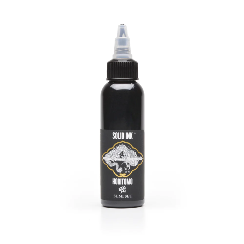 Solid Ink Horitomo Sumi Set - 4 x 2oz Bottles| Tattoo Ink