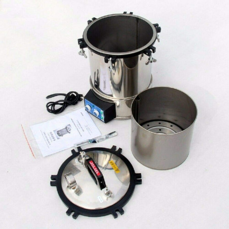 18l Portable Steam Sterilizer Pot Autoclave Stainless Steel