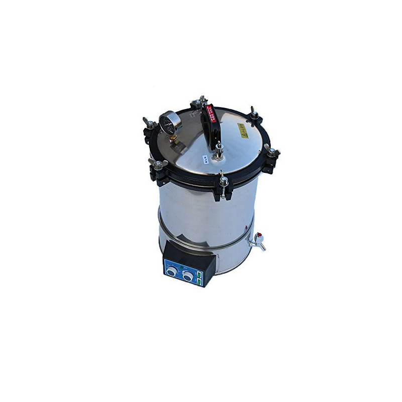18l Portable Steam Sterilizer Pot Autoclave Stainless Steel